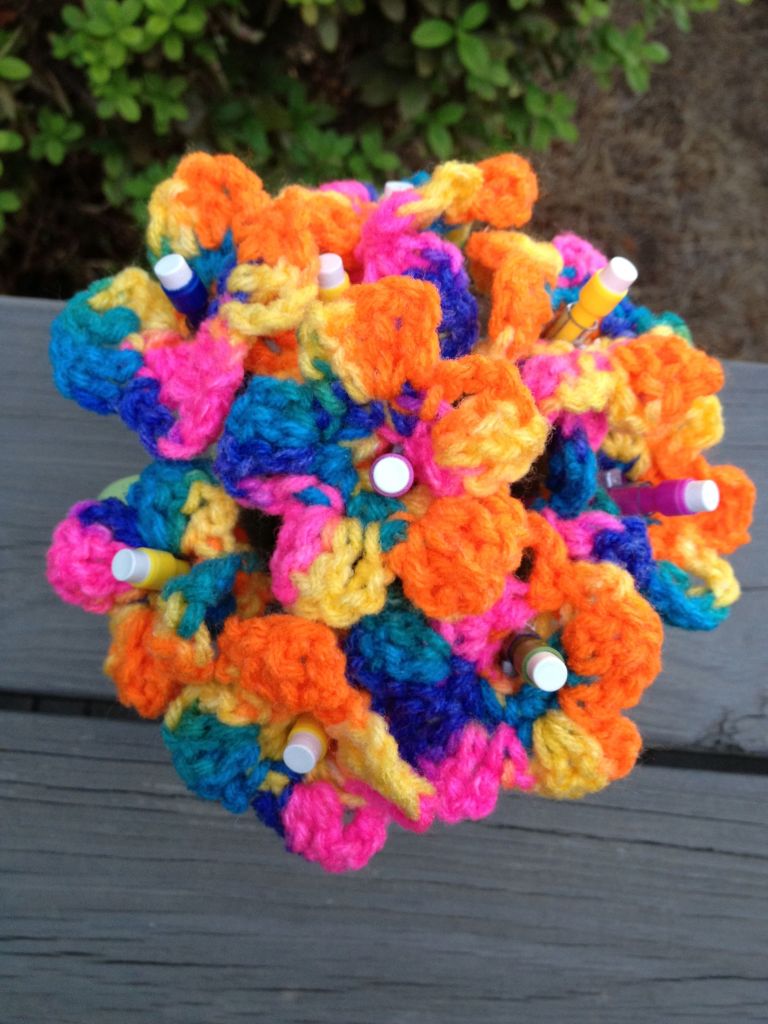 Crochet Flower Pencil Toppers & Pencil Check Out Sheet – Made4Math | I ...