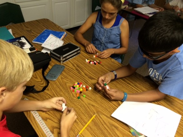 Discovering the Pythagorean Theorem with cm Cubes | I Speak Math