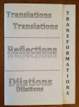 Transformations Foldable | I Speak Math